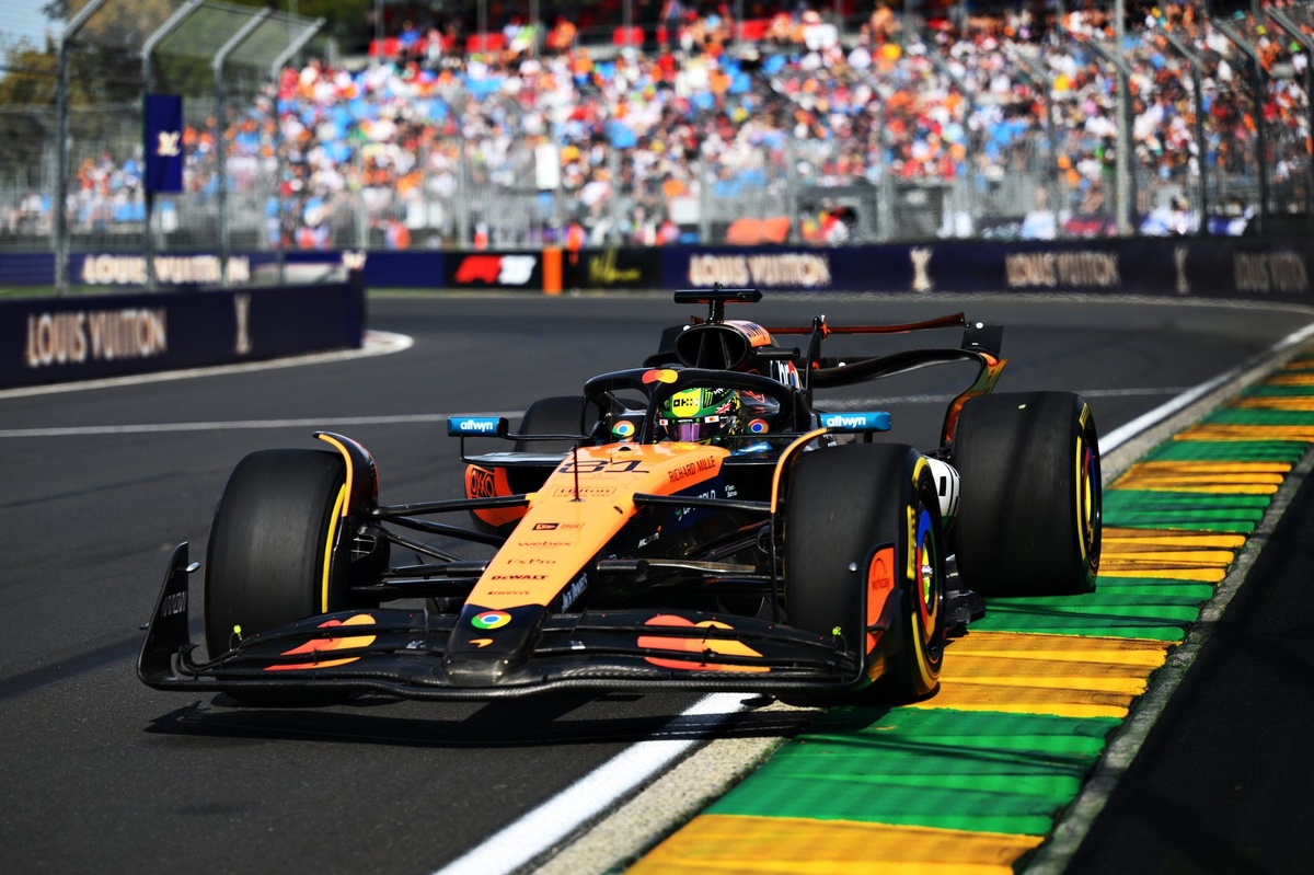 F1 Australia 2025: Piastri lidera la FP3 con Russell y Verstappen detrás de él