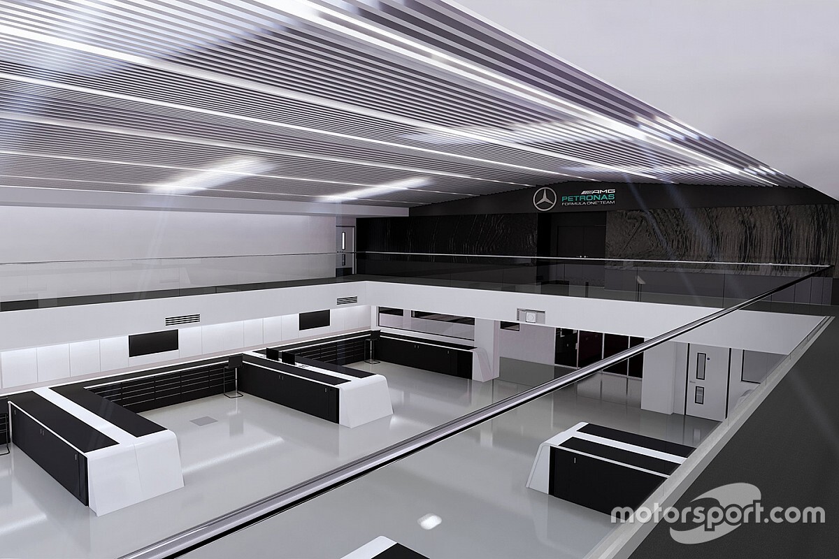 Mercedes F1 renueva por primera vez su fábrica de Brackley