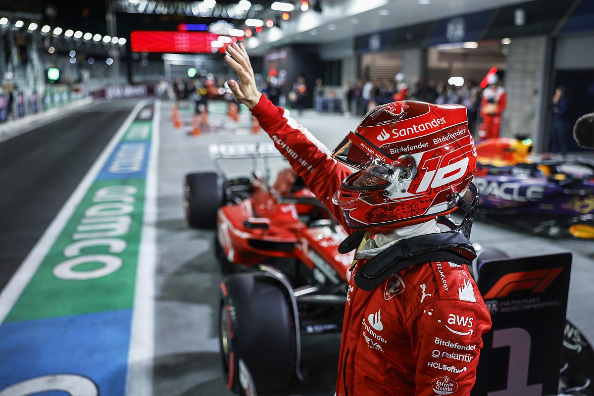 F1 Las Vegas GP: Leclerc grabs pole from Sainz, Verstappen; disaster ...