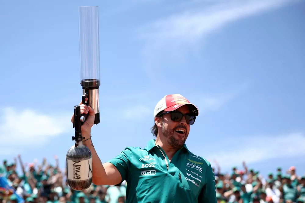 Fernando Alonso jokes watching Barcelona GP is “better than in the car”