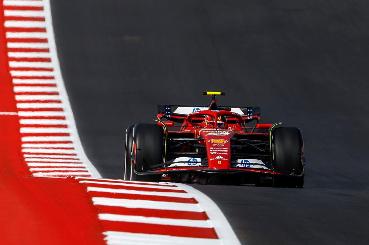 Ferrari start F1-weekend in Austin sterk, Verstappen voor McLaren op P3