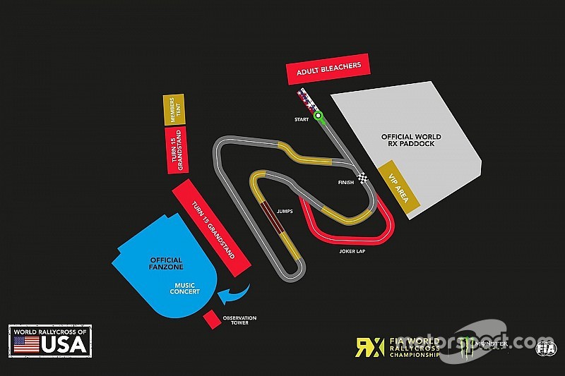 COTA reveals new rallycross circuit layout