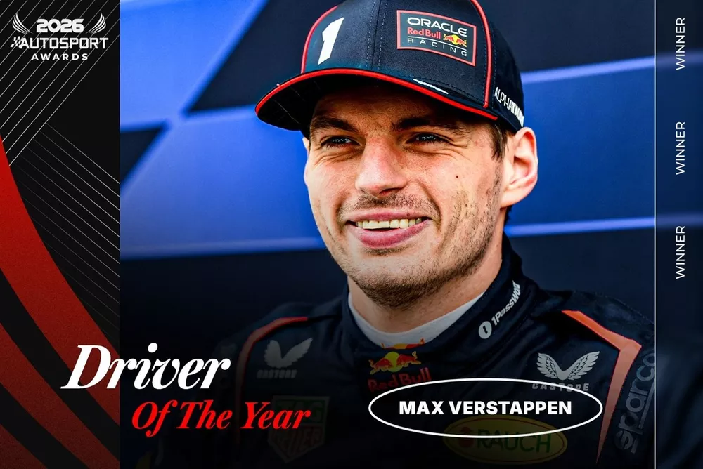 Max Verstappen wins Autosport’s Driver of the Year Award