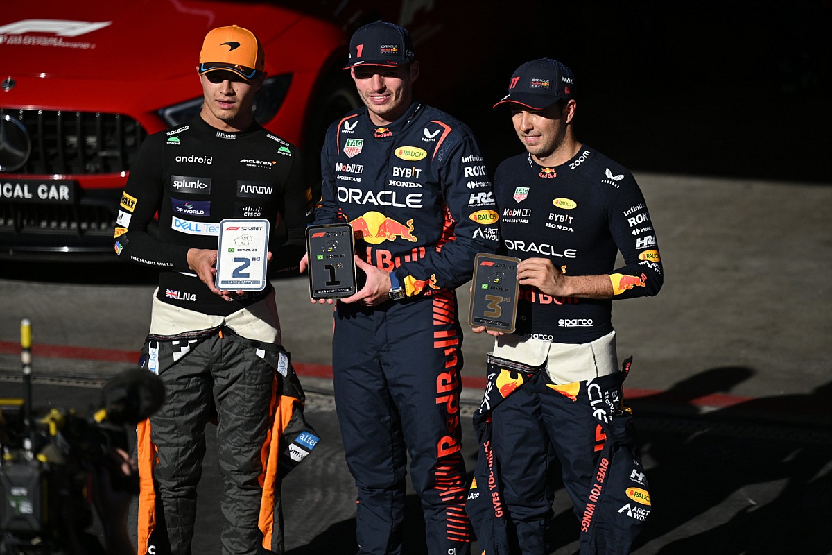 F1 Brazilian GP: Verstappen passes Norris at the start to win sprint race