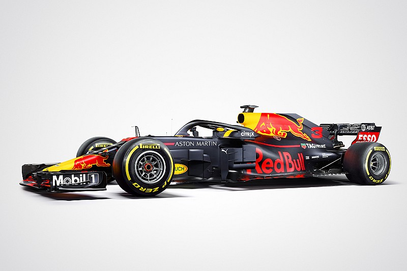 レッドブル、新車RB14の正式カラーリング発表。マットカラーを継続