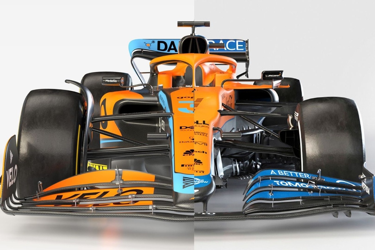 Vergleich Formel-1-Autos 2022 vs. 2021: McLaren