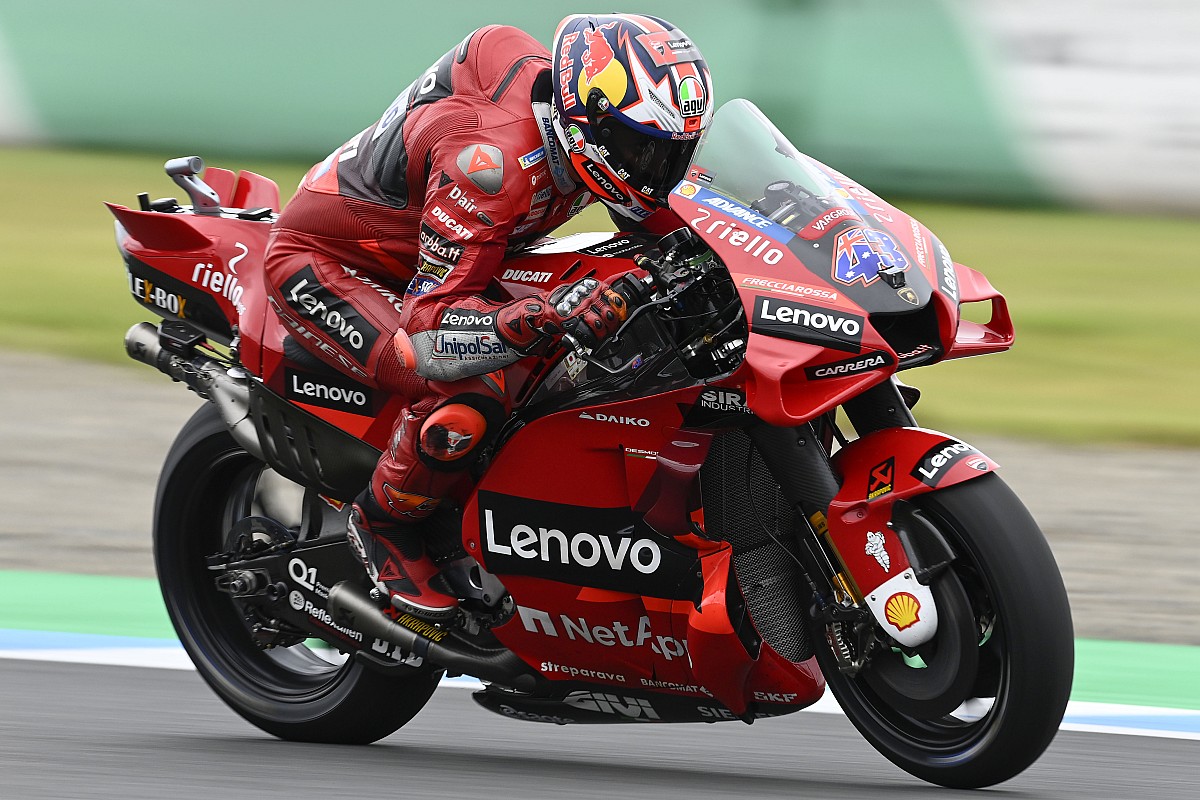 MotoGP Japanese GP: Miller leads Bagnaia in extended FP1