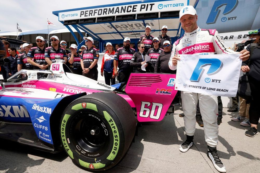 IndyCar Long Beach: Rosenqvist gives MSR first-ever series pole
