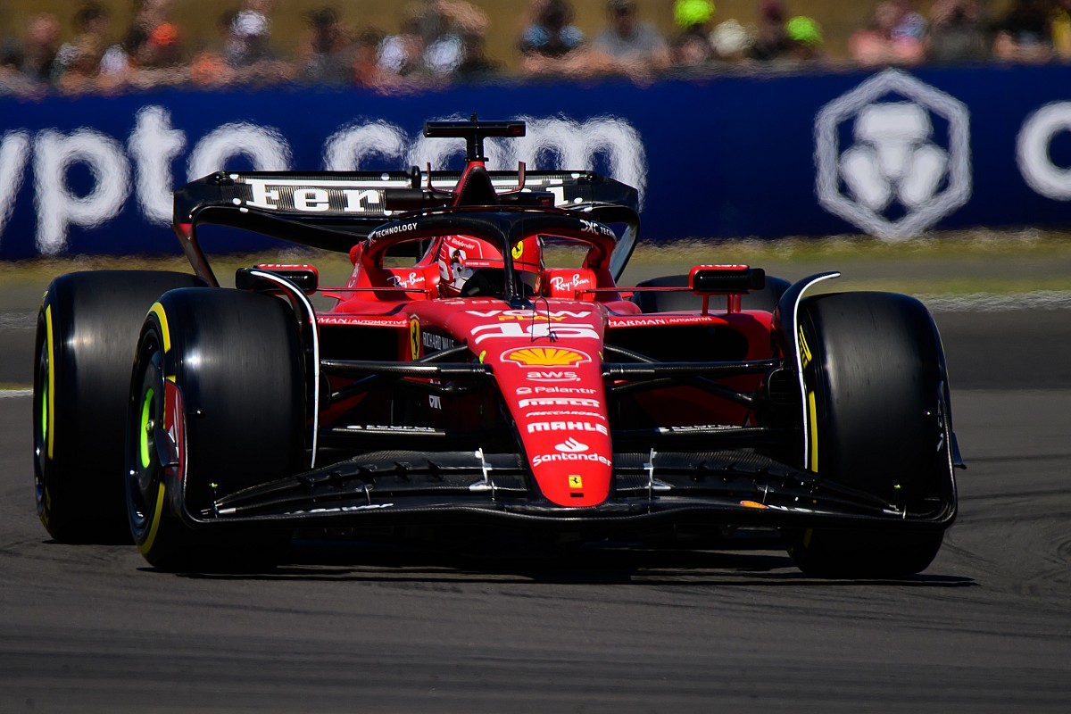 FP3 F1 GP Inggris: Leclerc Jadi Referensi di Trek Basah