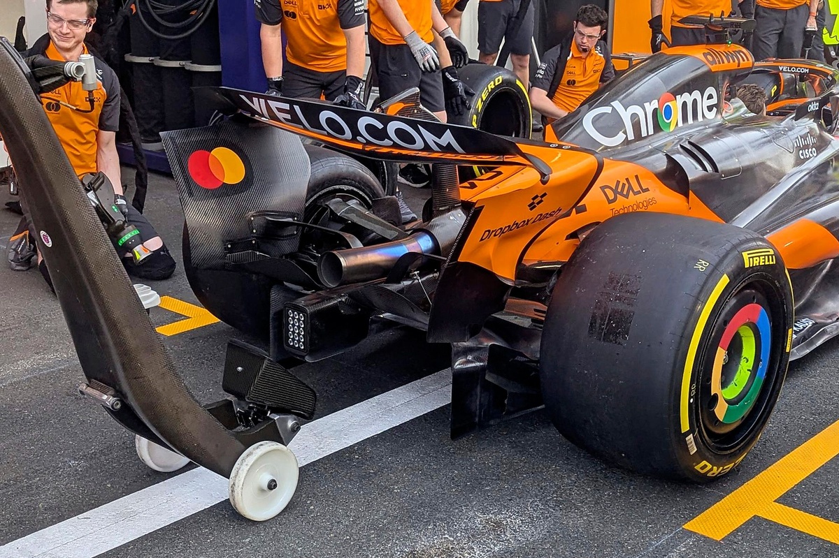 Así es el nuevo difusor de McLaren F1 en Arabia Saudí
