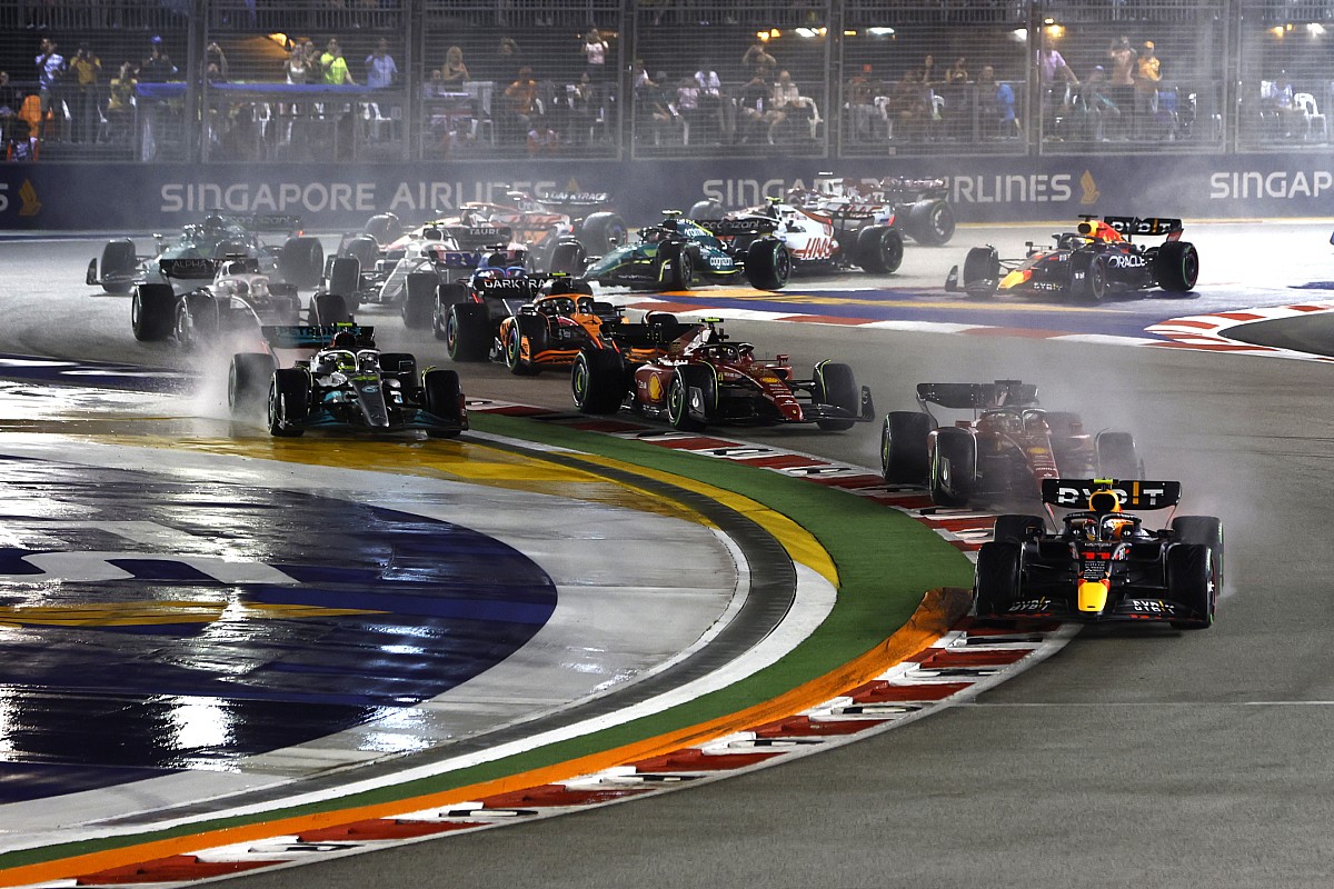 F1 Grand Prix race results: Sergio Perez wins Singapore GP