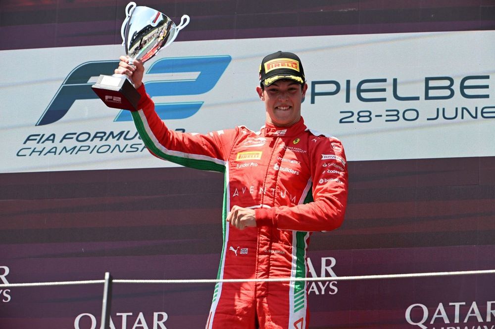 F2 Austria: Bearman scores sprint win to end Prema's dry spell