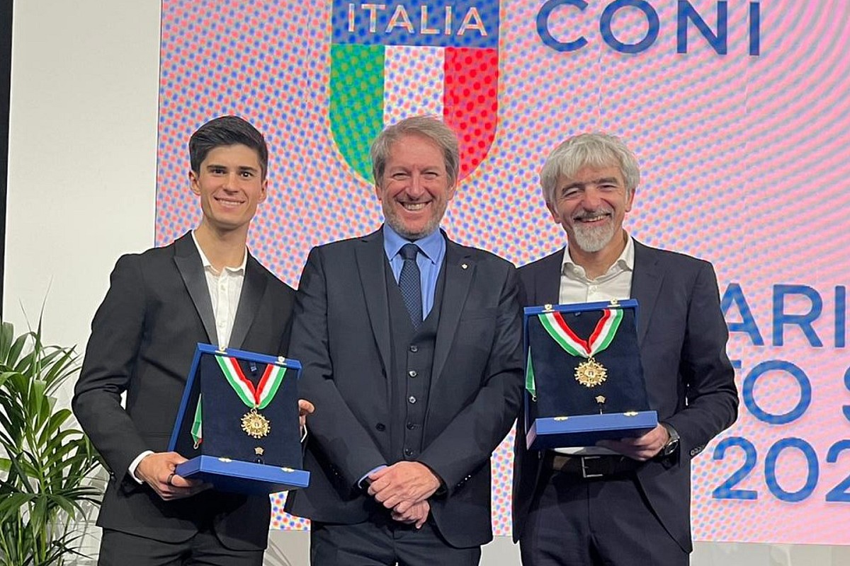 MotoGP | Il CONI premia Bagnaia e Adamo con il Collare d’Oro
