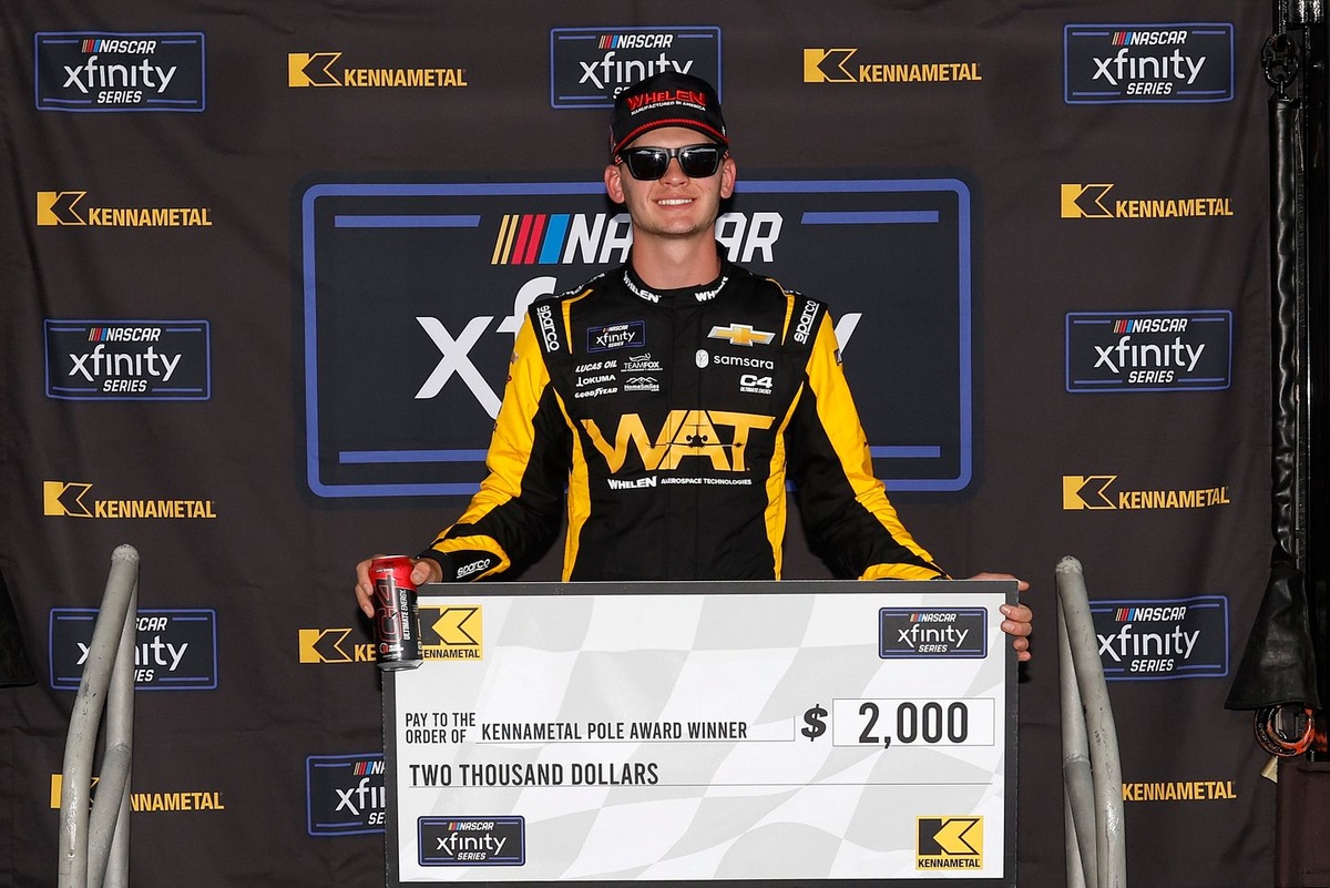 Jesse Love reacts to Talladega pole after Rockingham disappointment ...