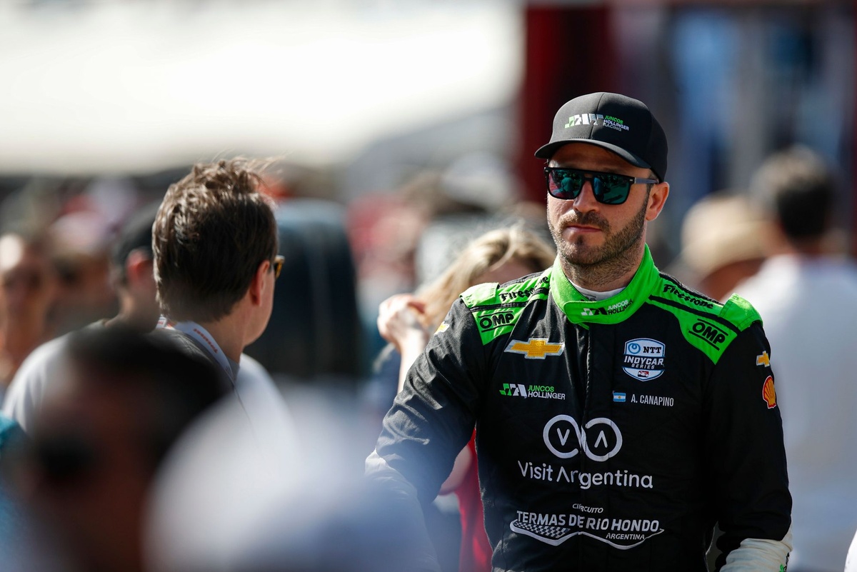 El estreno de Canapino en el óvalo de Texas: "Llegué a 360km/h"