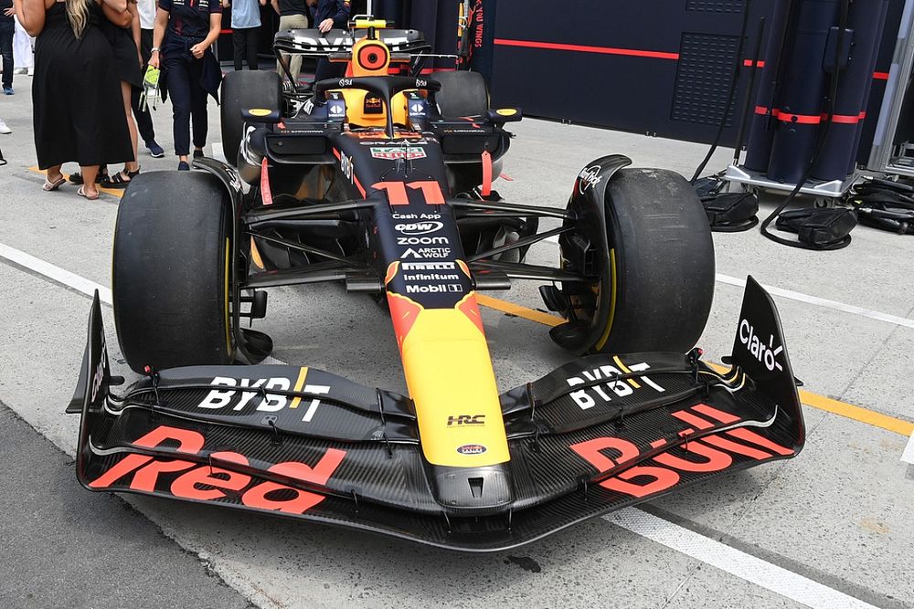 Red Bull F1 incrementa la incidencia de su alerón delantero