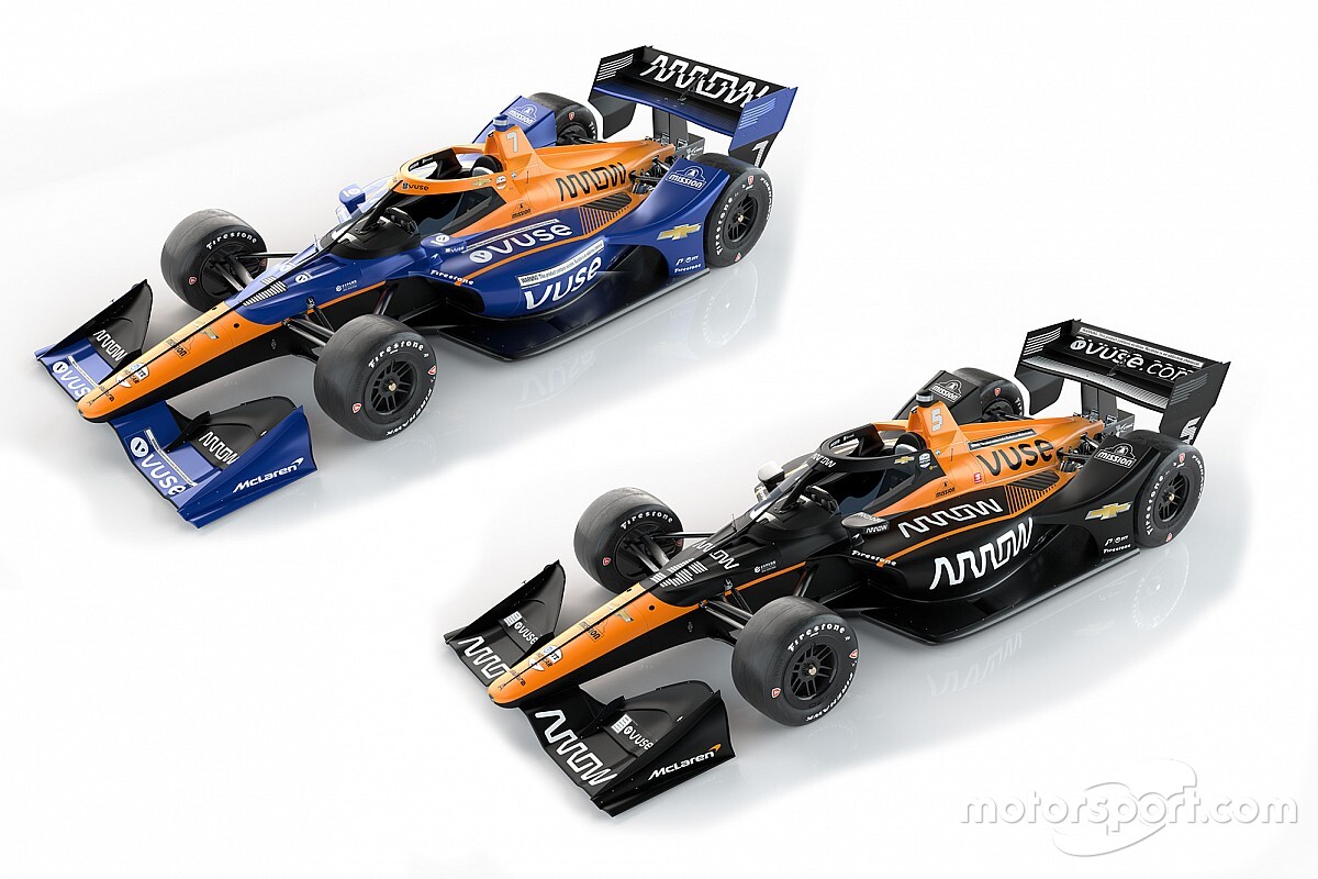 Arrow McLaren SP reveals dual liveries for 2021 IndyCar season