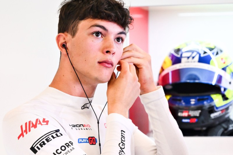 Oliver Bearman entschuldigt sich bei Haas: Crash "geht auf meine Kappe"
