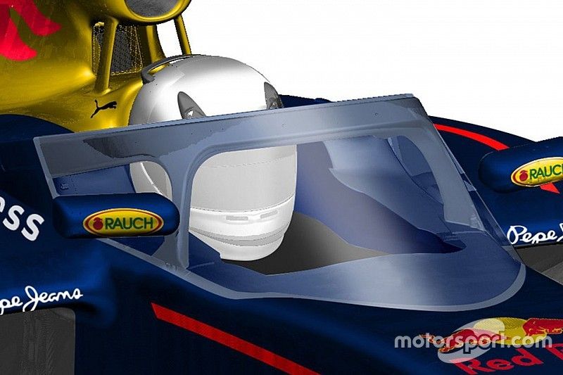Red Bull reveals proposed new F1 canopy design