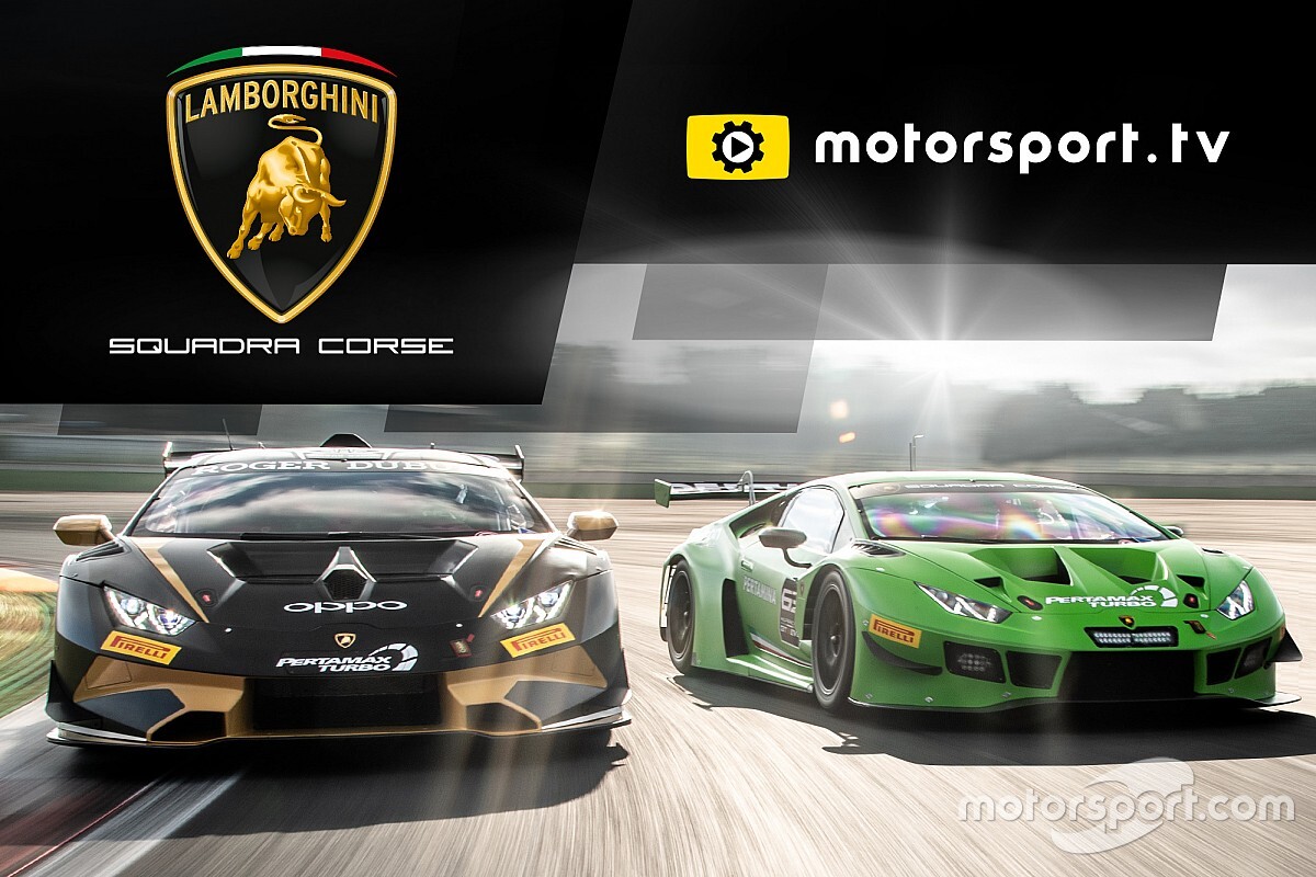A Lamborghini Squadra Corse is saját csatornát indít a Motorsport.tv-n