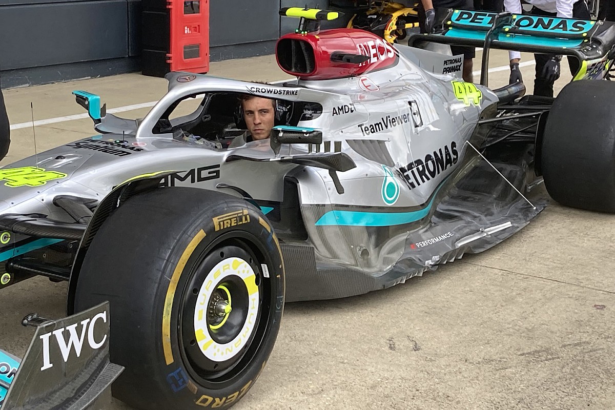 Así son las mejoras del Mercedes W13 en el GP de Gran Bretaña