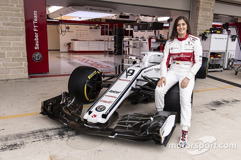 Tatiana Calderón debutará al volante de un F1 con el Sauber en México