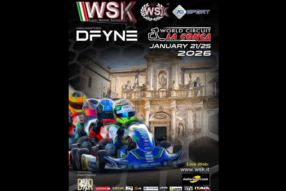 WSK | La stagione 2026 si apre con la Super Master Series a La Conca