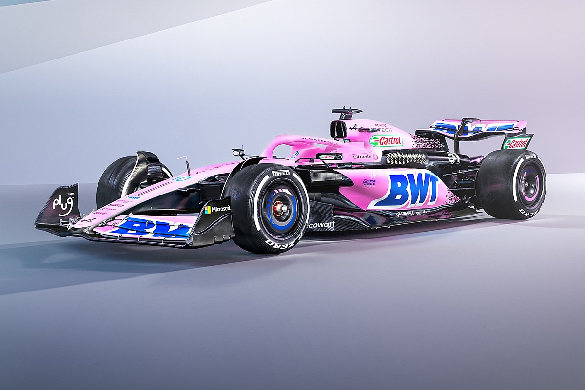 アルピーヌF1、今年も“真っピンク”の特別カラーやります！ 開幕3レースでタイトルスポンサーBWTをフィーチャー