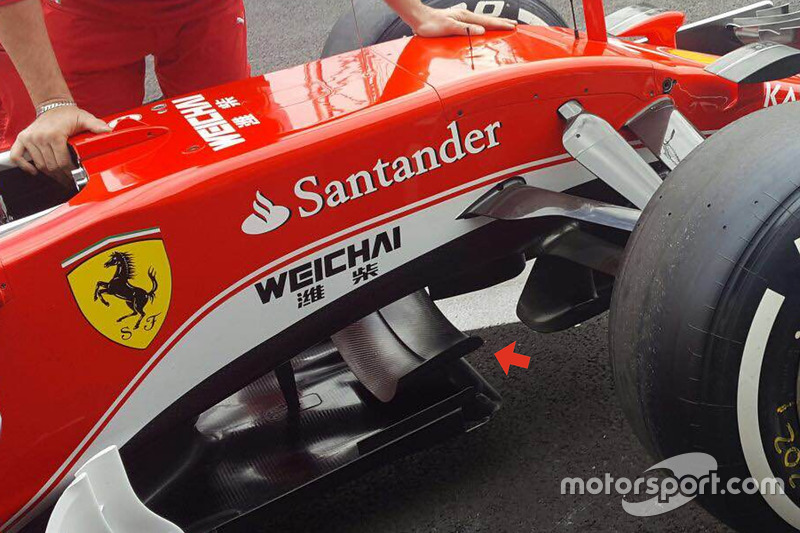Bite-size tech: Ferrari SF16-H splitter winglet