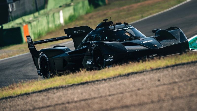 Lamborghini LMDh hits the track for the first time ahead of 2024 WEC ...