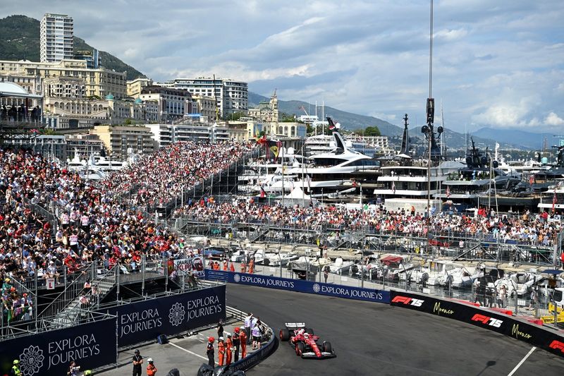 This is the starting grid for the 2025 Monaco F1 GP