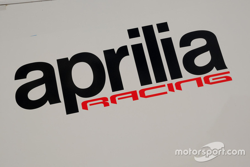 Aprilia Racing logo at Imola