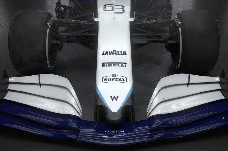 Williams reveals FW43B with heavily-revised F1 livery