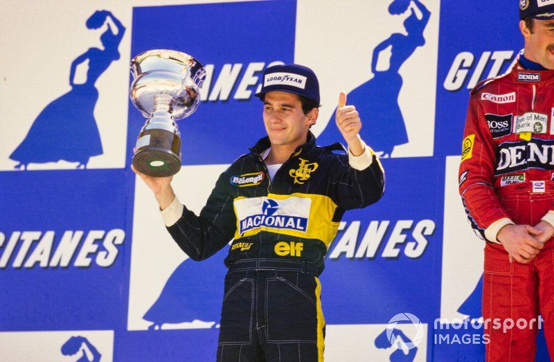 Gallery: Best of Senna's podium celebrations