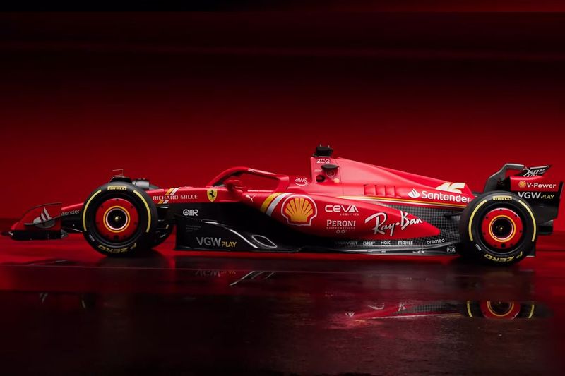 La Scuderia Ferrari présente sa F1 2024
