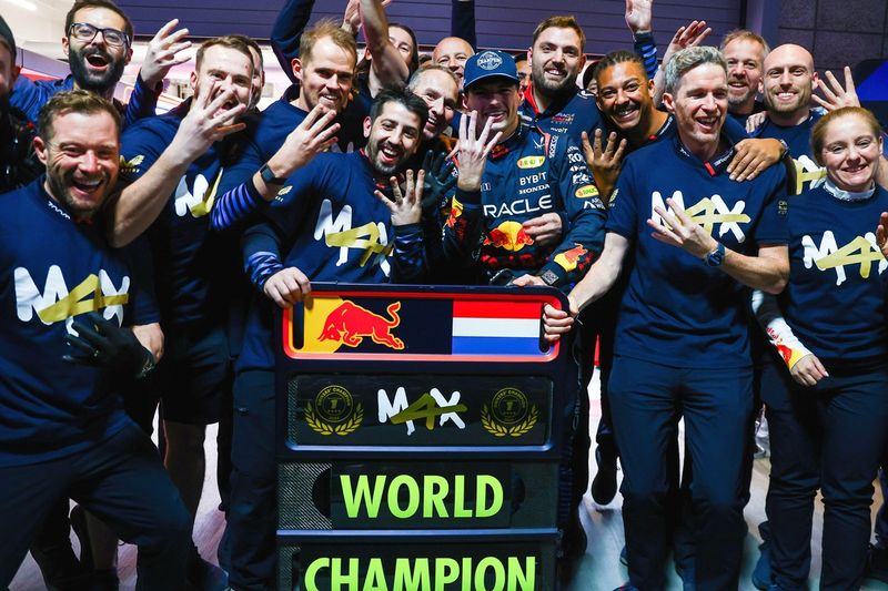 Max Verstappen est sacré champion du monde F1 pour la quatrième fois