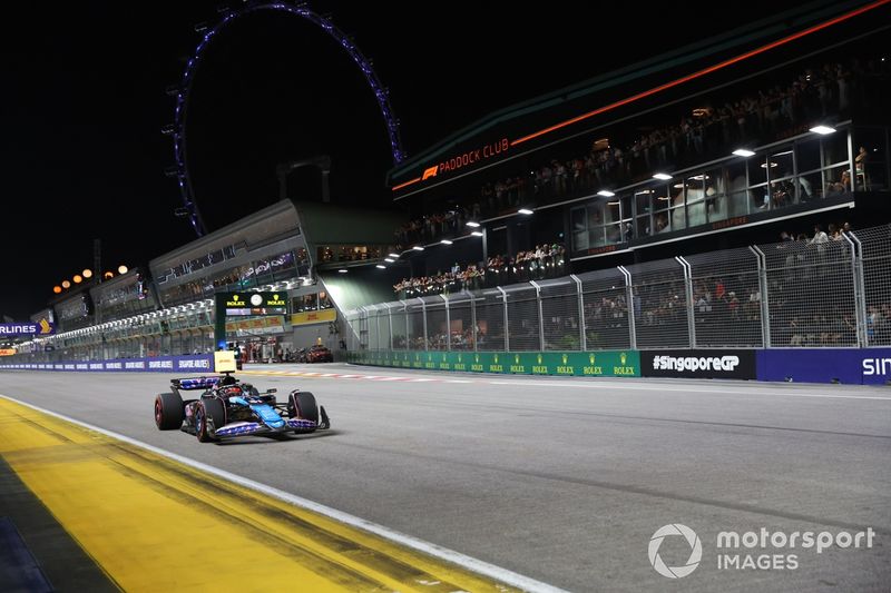 La grille de départ du GP de Singapour F1 2024