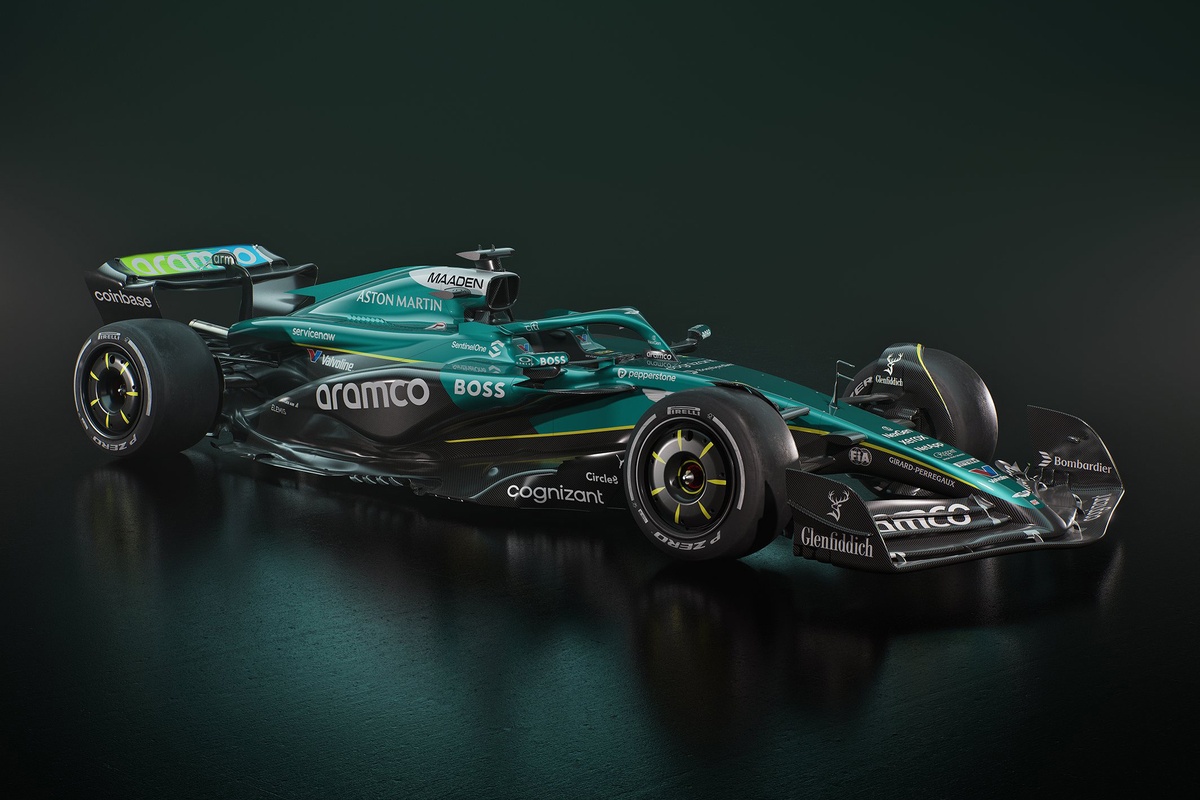 Así es la decoración del AMR25, el coche de Aston Martin para la F1 ...