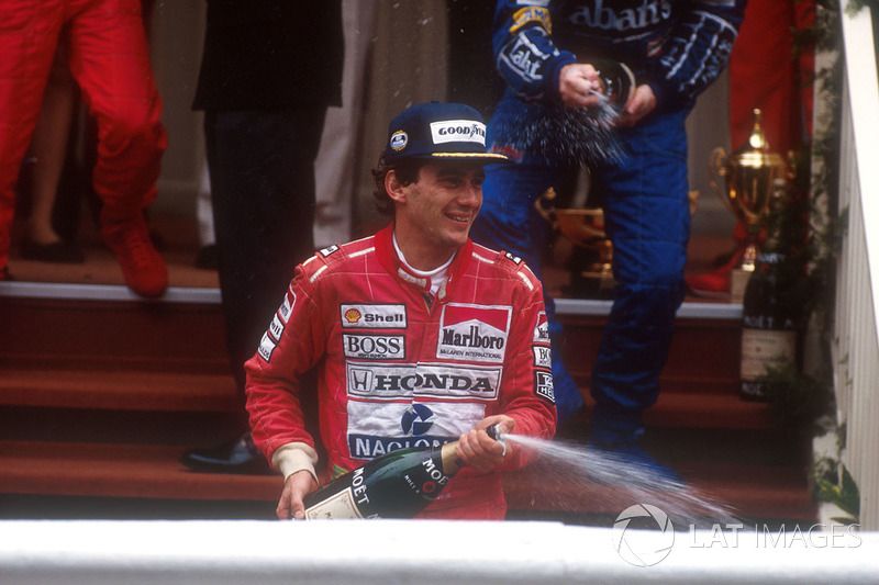 Gallery: Best of Senna's podium celebrations