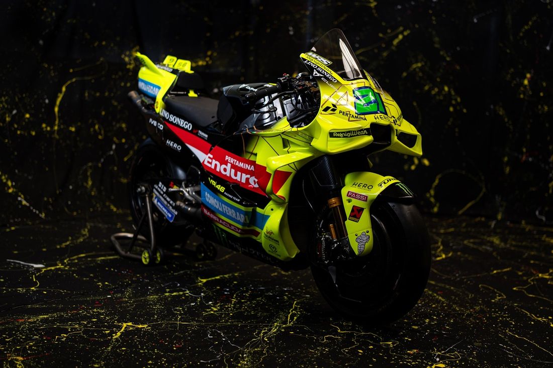 Les couleurs de VR46 pour la saison 2026 du MotoGP - MotoGP