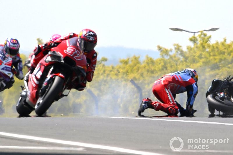 Alex Marquez explains “scary” Marini crash in Le Mans MotoGP race