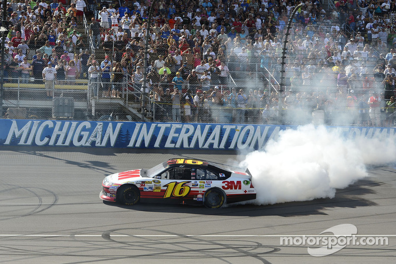 Biffle romps when Johnson falters at Michigan