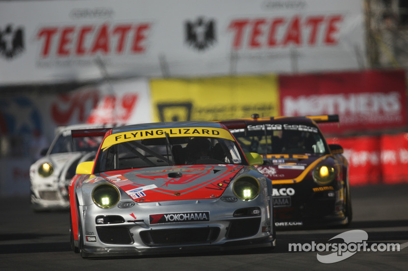 Flying Lizard achieves double podium iat Long Beach