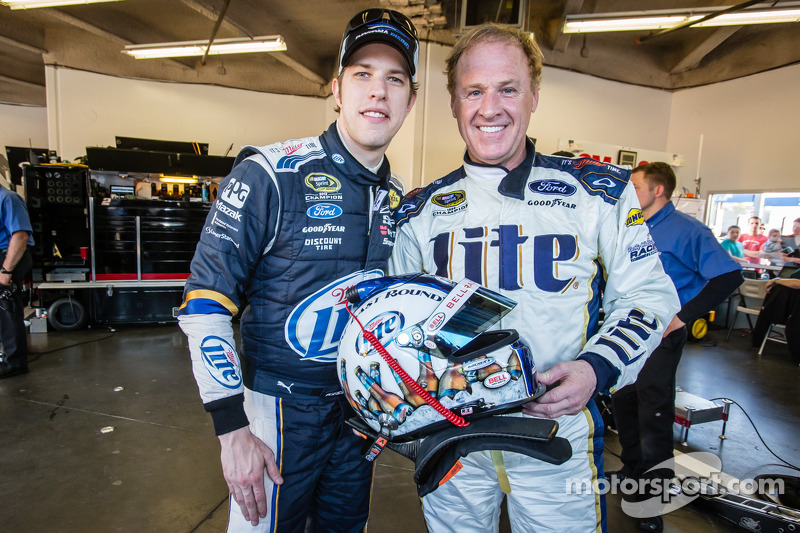 Rusty Wallace beaming after Daytona run