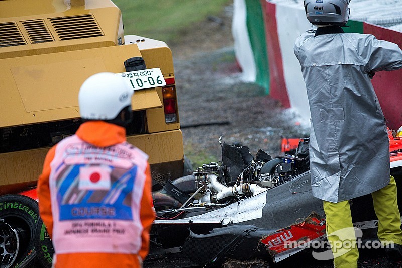 As with the Stewart/Ward tragedy, an amateur video shows Bianchi's crash