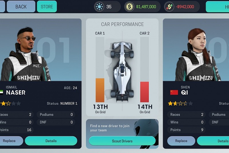 Details of Motorsport Manager Mobile 3 game revealed