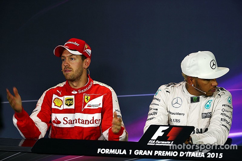 Hamilton vs Vettel: Podium klaar voor epische strijd - dus waar blijft het?