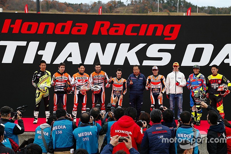 Marquez and Pedrosa attend Honda Racing’s Thanks Day event