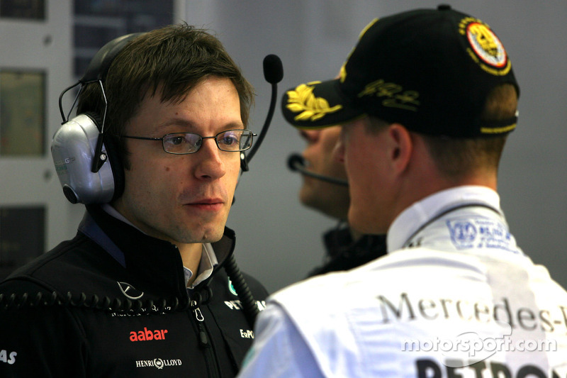 Peter Bonnington, Race engineer of Michael Schumacher, Mercedes GP at ...